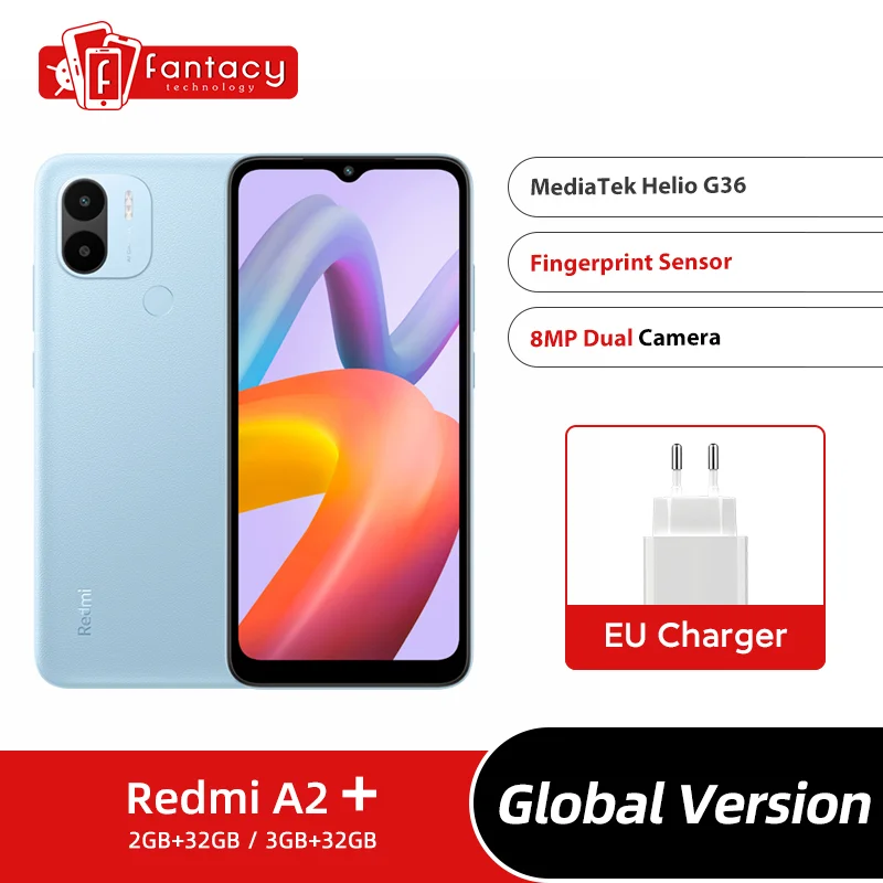 Xiaomi Redmi A2+ Plus A 2 Android Phone 2GB 32GB MTK Helio G36 ...