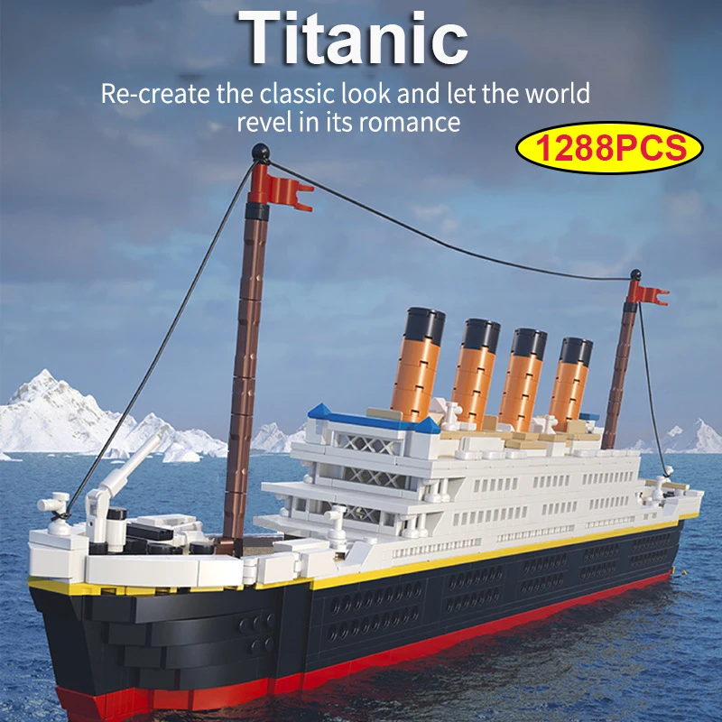 Blocos-de-constru-o-3D-romance-para-crian-as-Titanic-RMS-Cruise-Boat ...