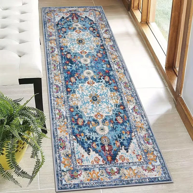 Bohemian Corridor Running Carpet Laundry Carpet Runner Accent Zone ...