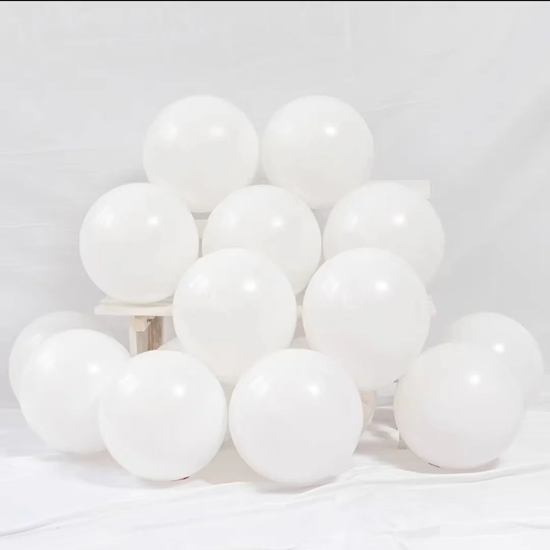 Latex Balloons 30 PCS 10 "2.2g Round White Ballon Wedding Decoration ...