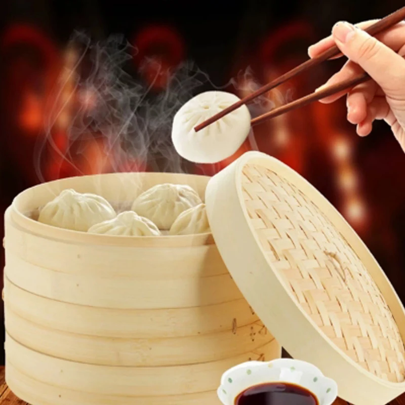 17-22-30cm-Dim-sum-Cover-Basket-with-Lid-Tool-Cooker-Set-Cage-Bamboo ...