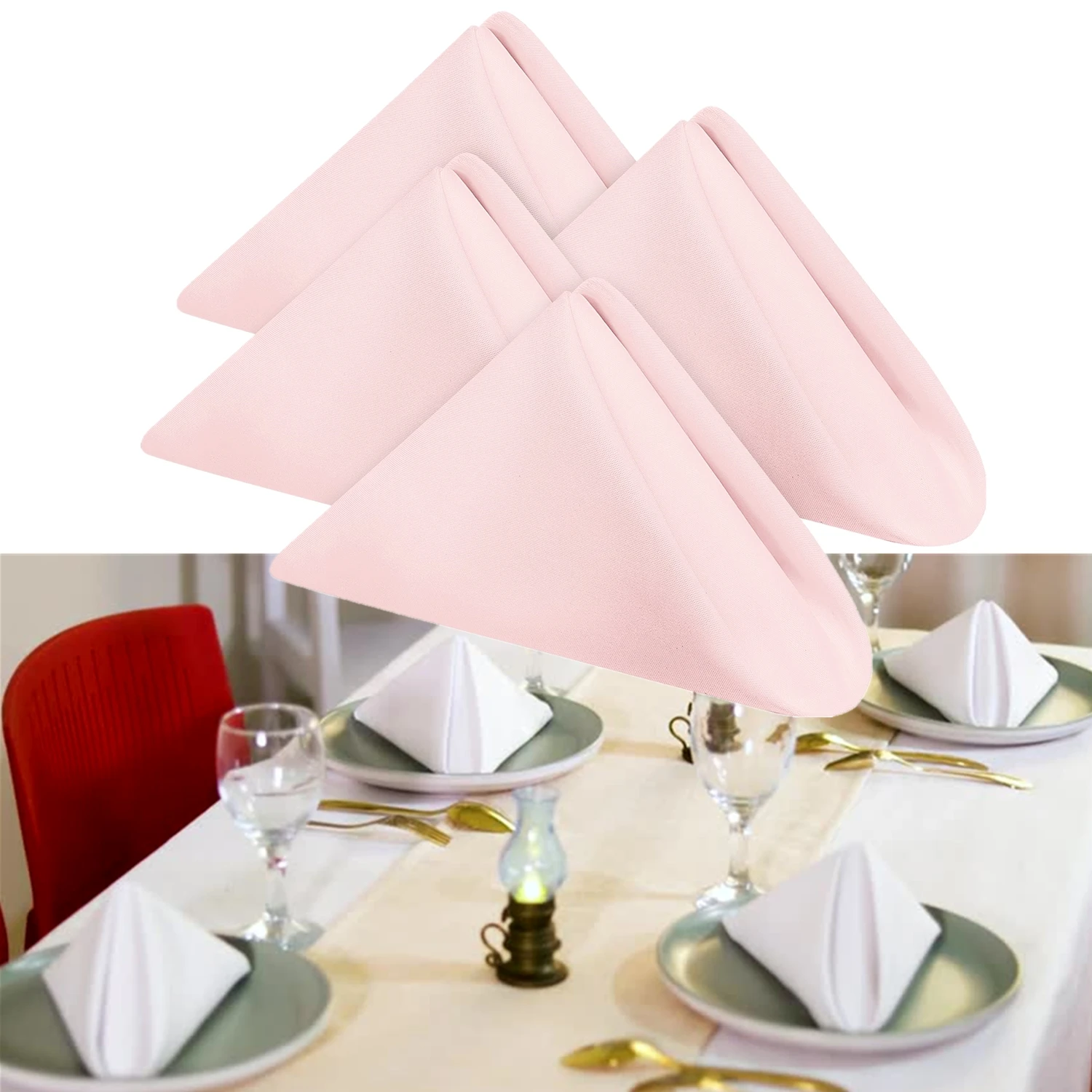 Stand-Cloth-Napkins-Soft-Table-Napkin-with-Hemmed-Edge-Washable-Fabric ...