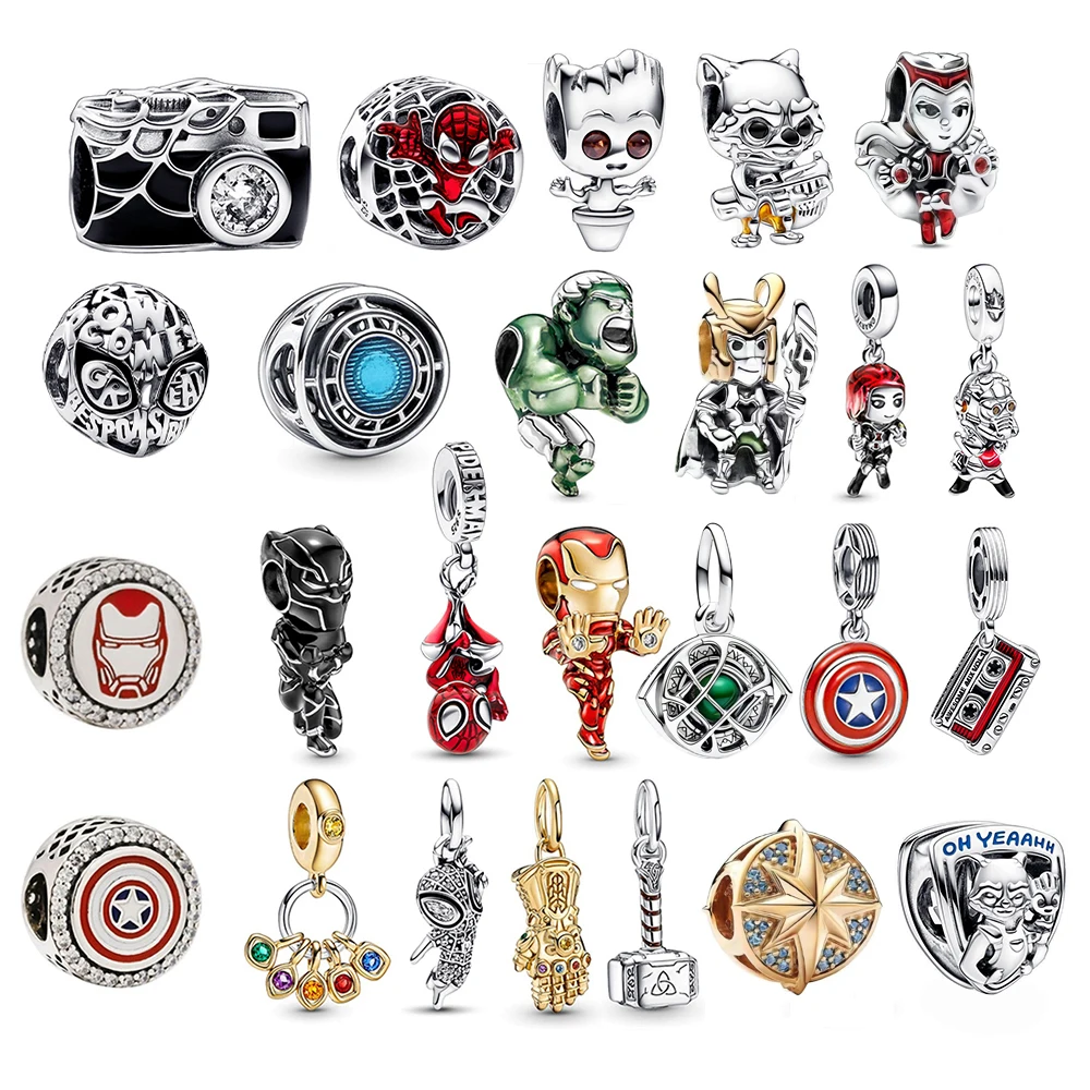 Fit-Original-Pandora-Charms-Bracelets-Marvel-The-Avengers-Charm-Series ...