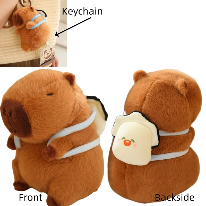 Peluche de capibara con forma de hoja de loto, tortuga, ostra, abeja ...
