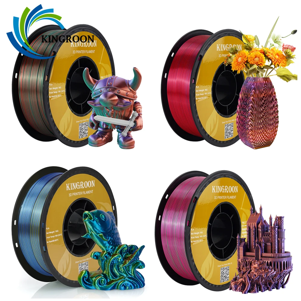 2-2-lbs-Tri-Color-3D-Printer-Filament-Silk-PLA-3-Color-for-3D-Printing ...