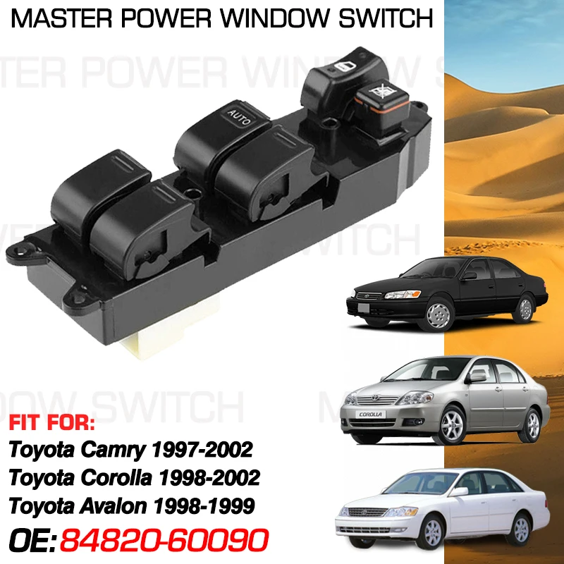 Car Window Master Switch Glass Lifter Button 84820-60090 14 Pins For ...