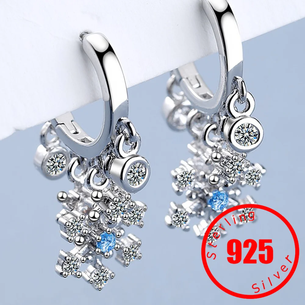 Prevent-Allergy-Stamp-925-Sterling-Silver-Drop-Earrings-for-Women-New ...
