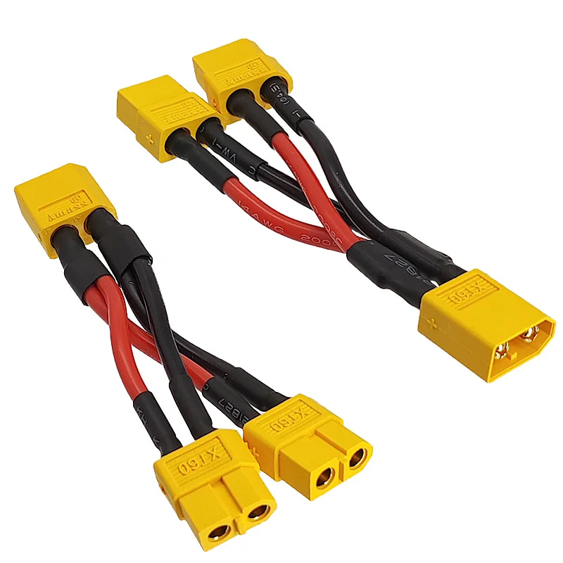 XT60-Male-to-Female-Li-Po-Battery-Parallel-Plug-with-10-20-30-40-50CM ...