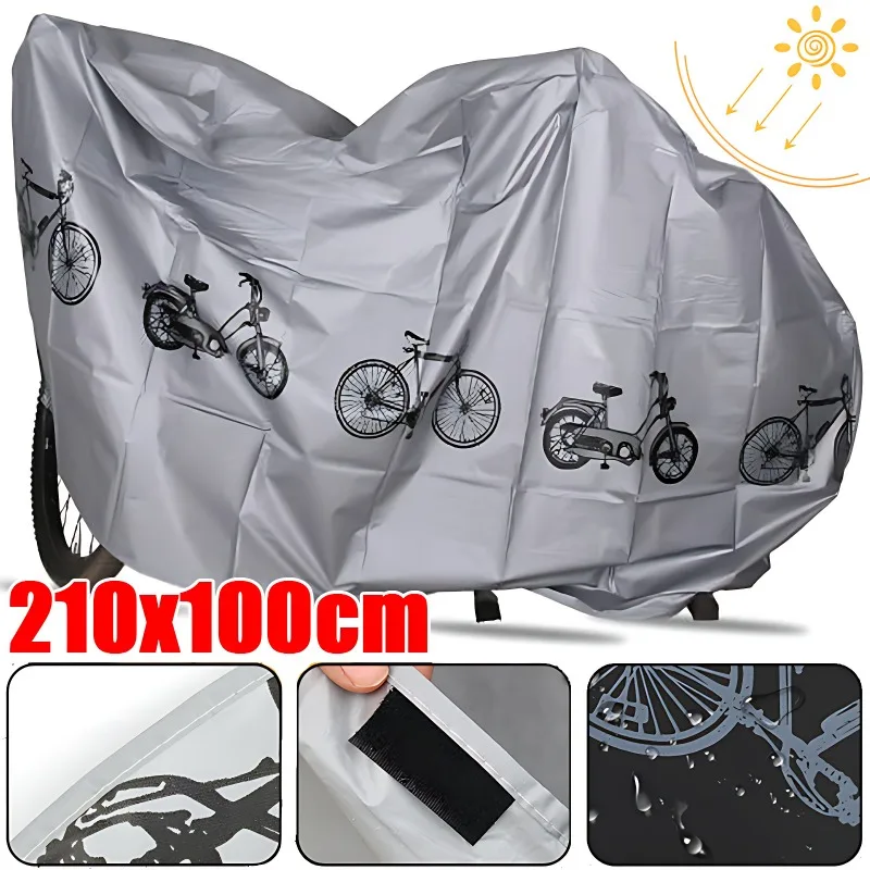 Bicycle-Cover-Bike-Rain-Cover-PVC-100x210cm-Dust-Cover-Sun-Protection ...