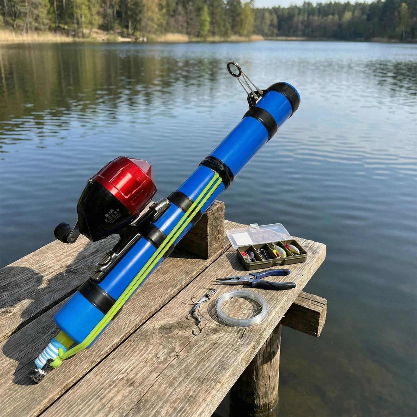 Fishing Catapult Rod Reusable Precise Lure Launcher Fishings Tool Fish ...