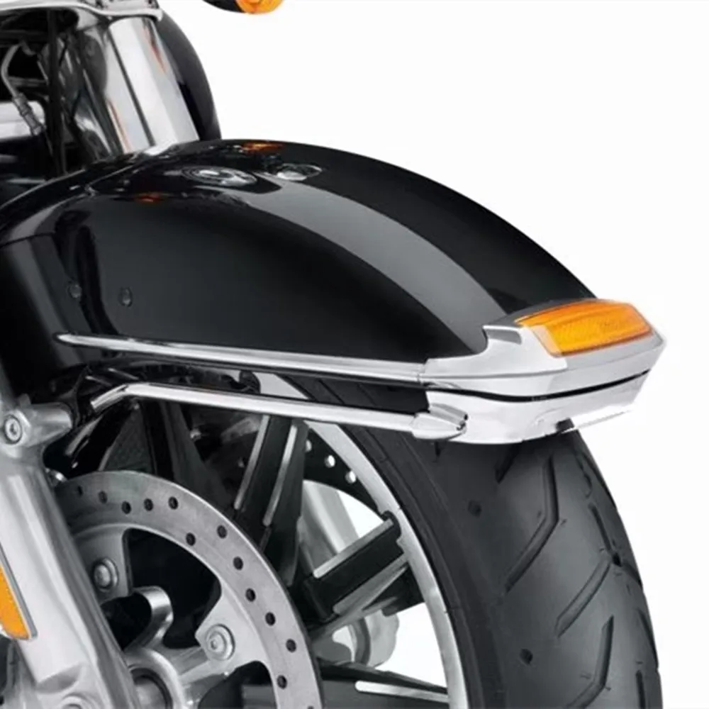 Chrome-Air-Wing-Front-Fender-Rail-For-harley-Electra-Glide-Ultra ...