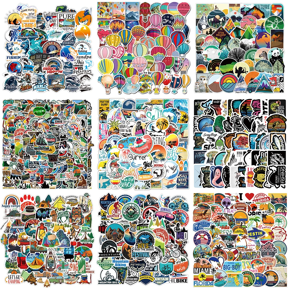 10-30-50PCS-Cartoon-Outdoor-Stickers-Series-Fishing-Graffiti-Laptop ...