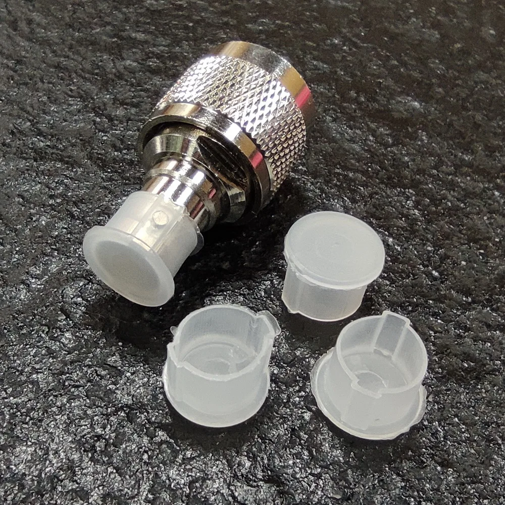 BNC-Connector-Protective-Cover-White-Plastic-Wireless-Instrument ...