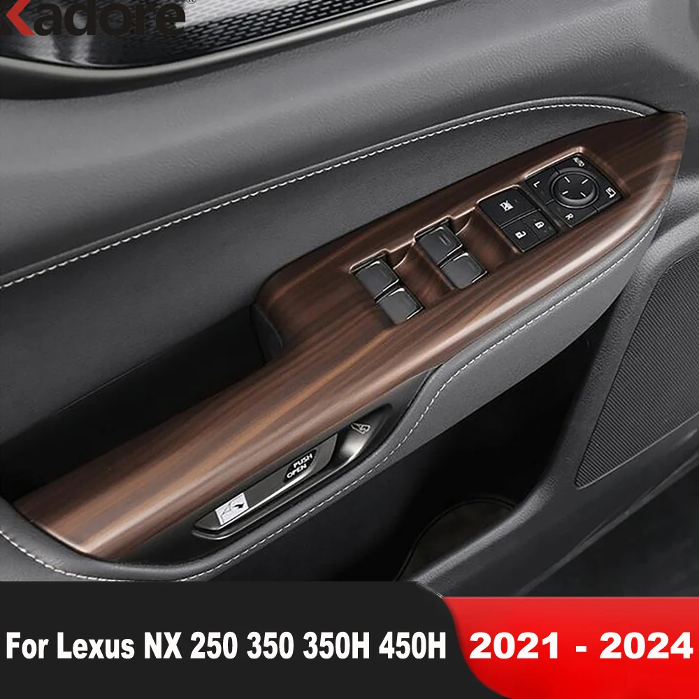 Car-Door-Armrest-Window-Lift-Switch-Button-Panel-Cover-Trim-For-Lexus ...