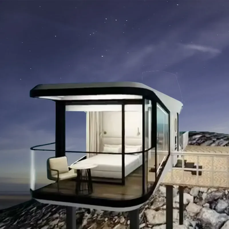 Prefab-container-house-Space-Capsule-home-module-factory-built-steel ...
