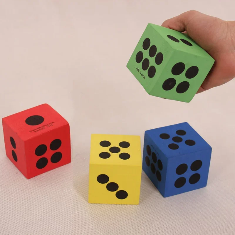Large-Kids-Toys-Sponge-Dice-Foam-Dot-Dice-Playing-Dice-for-Math ...