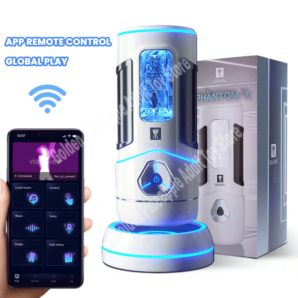 Bluetooth Male Masturbator Cup Men's Masturbation Cup App Control ...