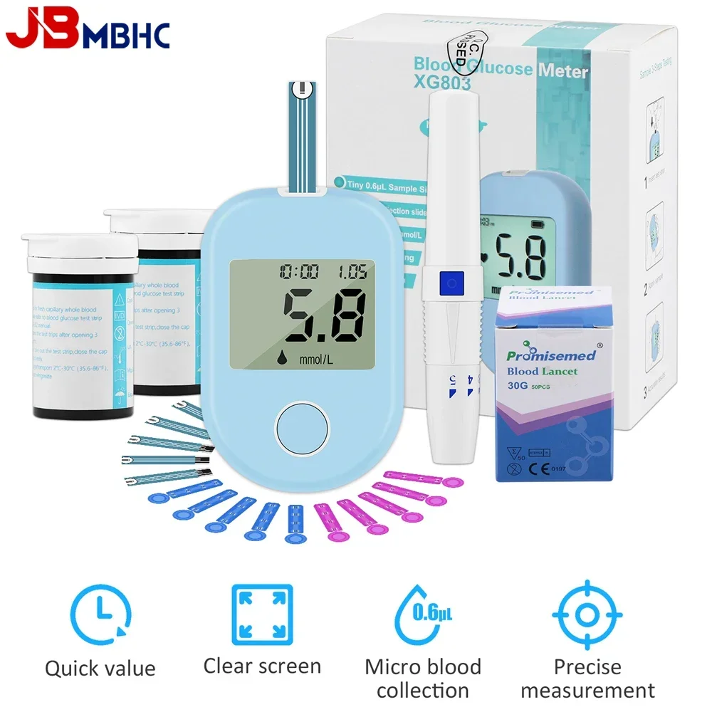 Medical-Blood-Glucose-Meter-Test-Strips-Lancets-Needles-for-Diabetic ...