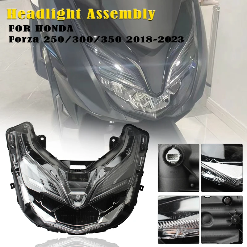 E-Mark-Motorcycle-Front-Headlight-Headlamp-Assembly-For-HONDA-Forza250 ...