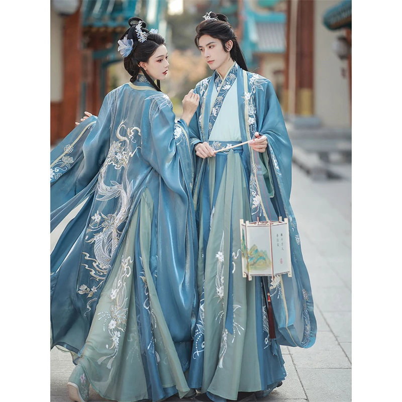 Red-Men-Women-Chinese-Traditional-Carnival-Outfit-Couples-Hanfu-Warrior ...