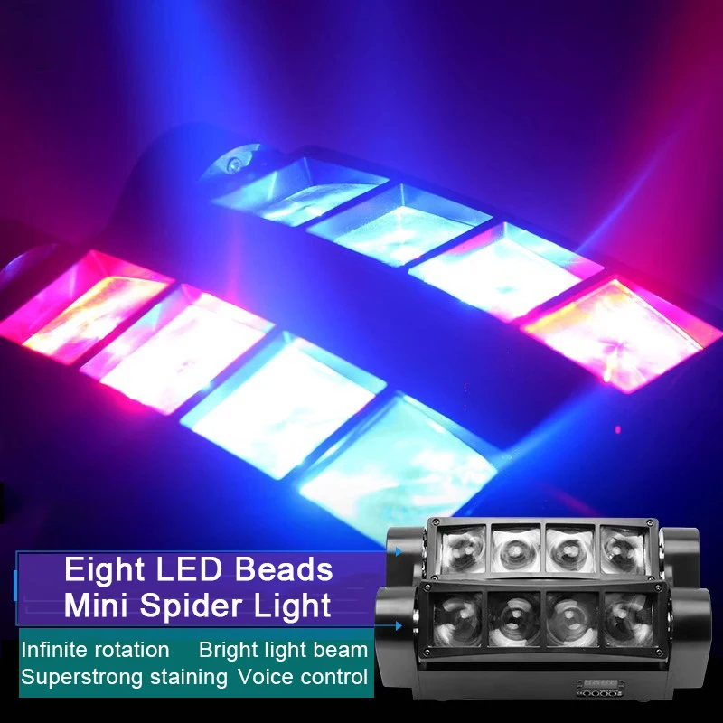 Iluminação Efeitos LED Moving Head RGBW Som Ativado para Festas ...