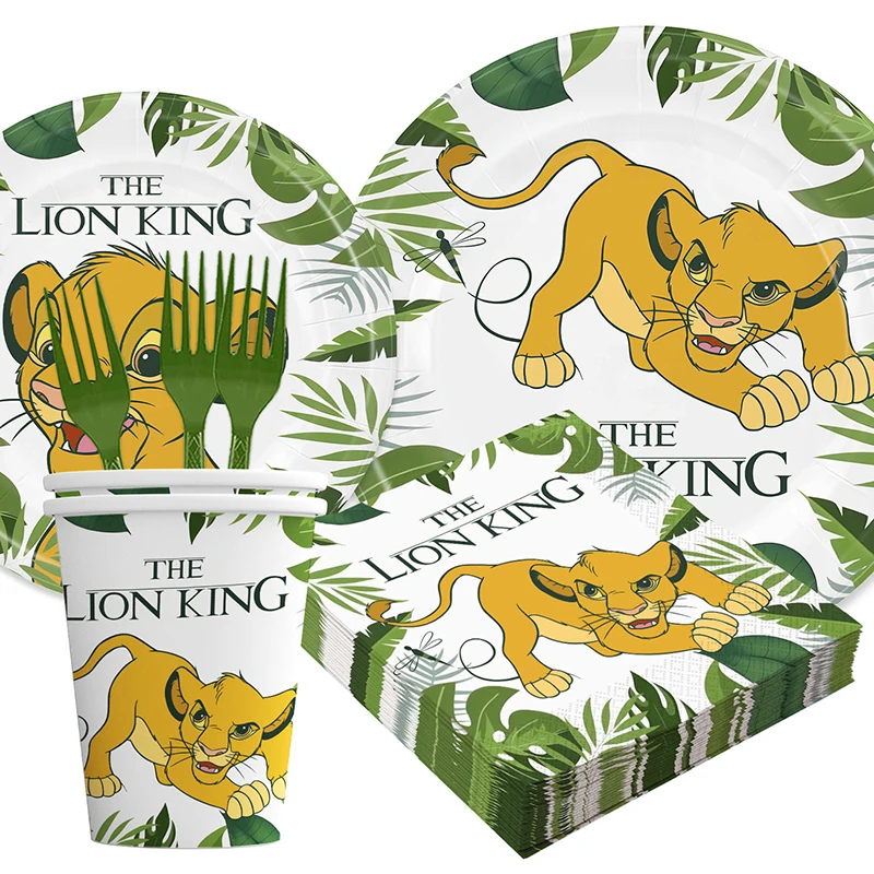 60pcs-set-Disney-Lion-King-Party-Decorations-New-Simba-Theme-Paper-Cups ...