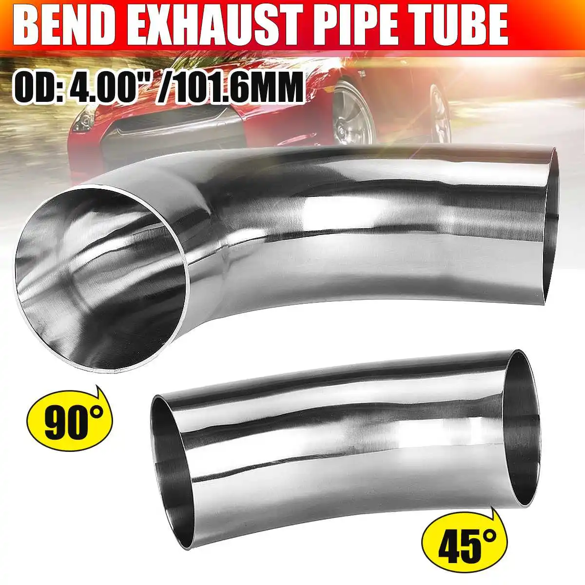 Universal-101mm-4-45-90-Degree-Elbow-Exhaust-Connector-Joint-Pipe ...