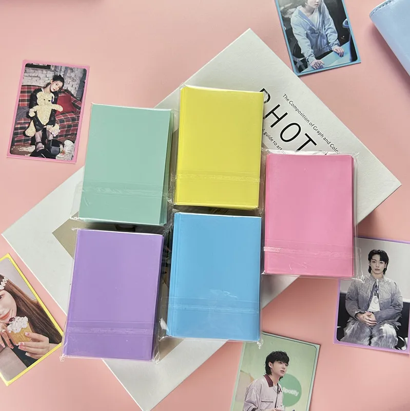 50pcs-Korea-Photo-Card-Sleeves-61x91mm-Clear-Acid-Free-CPP-Card-Cover-3 ...