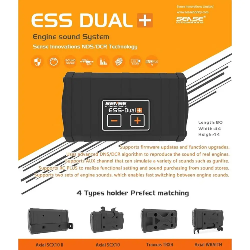 RC-Car-Sense-ESS-ONE-ESS-DUAL-2-Speakers-Engine-Sound-Simulator-For ...