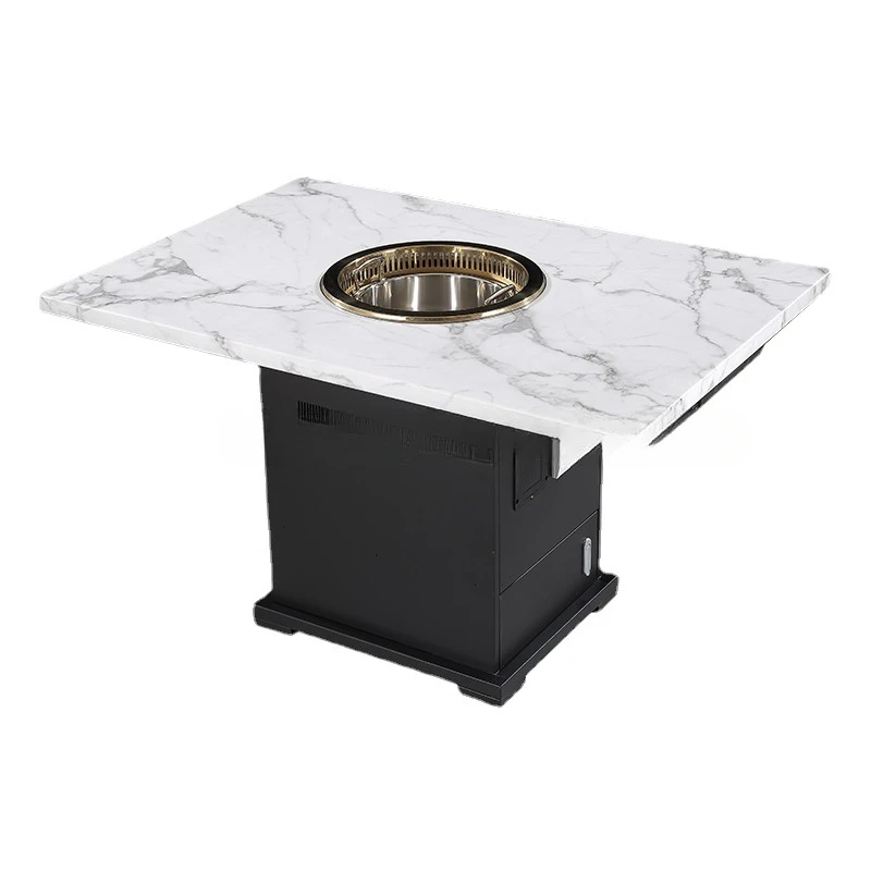 Rock-marble-hot-pot-table-induction-cooker-integrated-smokeless-skewers ...