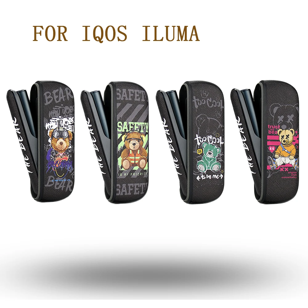 RUORUO for IQOS ILUMA Case+Side Cover Holder Replaceable E- Cigarette ...