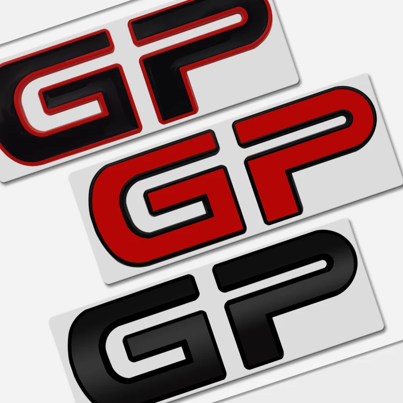 Auto Metal MINI GP Logo 3D Badge Lettering Decals Trunk Sticker For ...