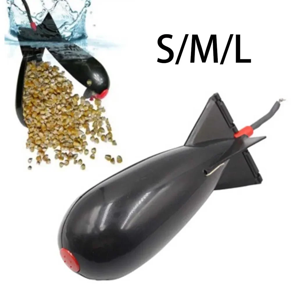 Carp-Fishing-Rocket-Feeder-Spod-Bomb-Float-Lure-Bait-Holder-Pellet ...