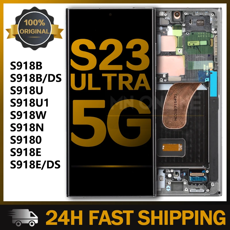 6.8” NEW Original Display For Samsung S23 Ultra LCD Touch Screen ...