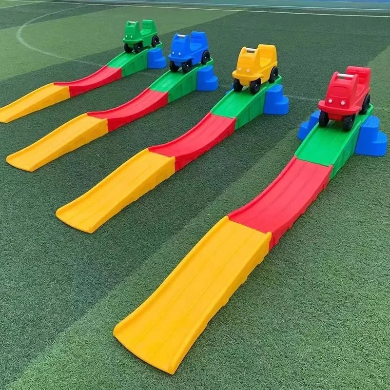 Trolley-sliding-sled-slide-slide-three-section-sliding-lane-rail-car ...