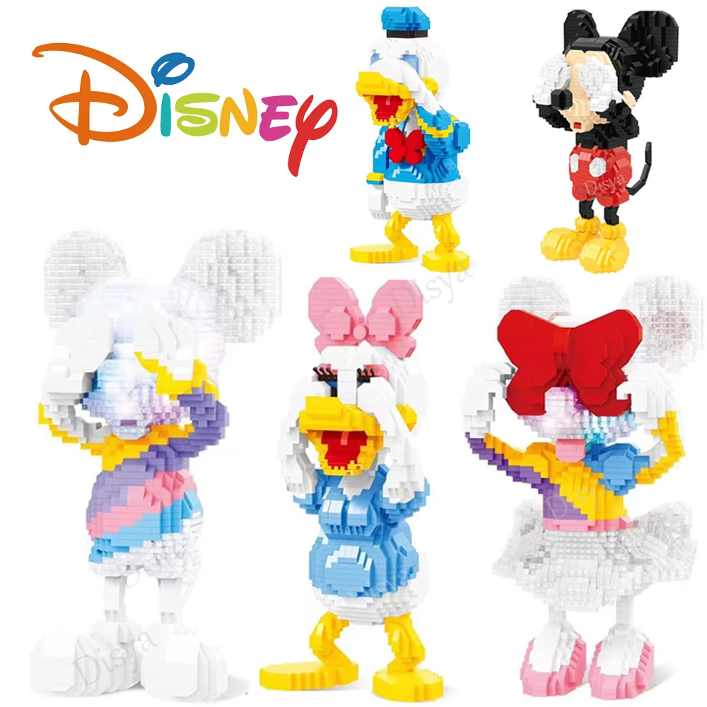 New-Disney-Building-Blocks-Cartoon-Figures-Model-Mickey-Mouse-Minnie ...