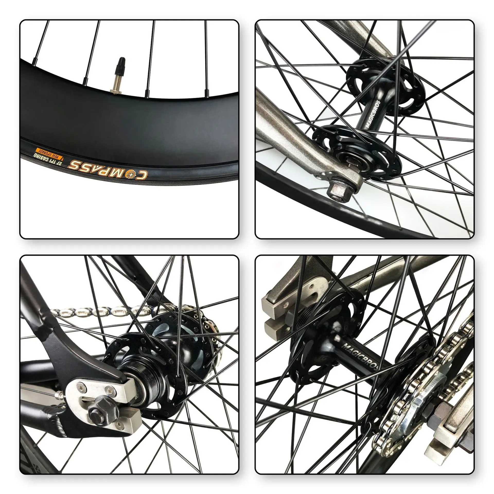 Aluminum Alloy Track Bike Single Speed Racing Fixie Bikes – Outdoor ...