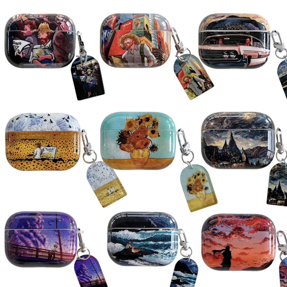 For-AirPods-1st-2nd-3rd-Pro-2nd-Generation-Van-Gogh-Oil-Painting ...