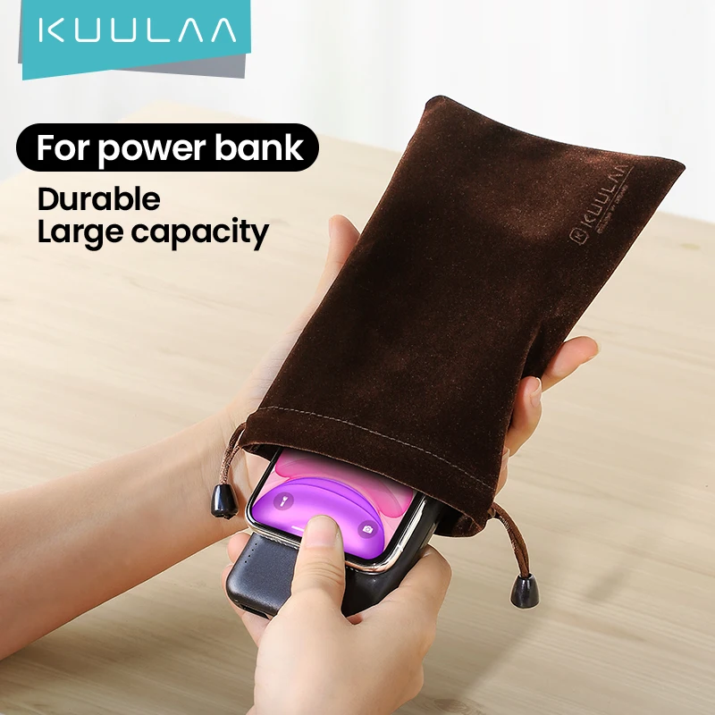 Kuulaa Power Bank Case Phone Pouch For Iphone Samsung Xiaomi Huawei ...