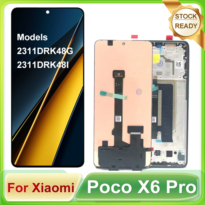 Pantalla-LCD-AMOLED-de-6-67-pulgadas-para-Xiaomi-Poco-X6-Pro-montaje-de ...