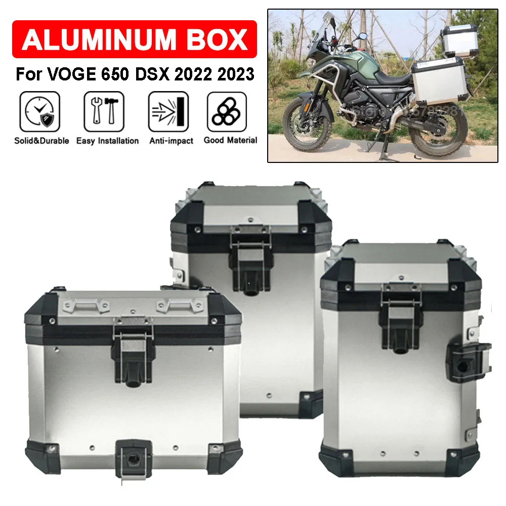 Aluminum-Box-Stainless-Steel-Luggage-Rack-For-VOGE-650-DSX-2022-2023 ...