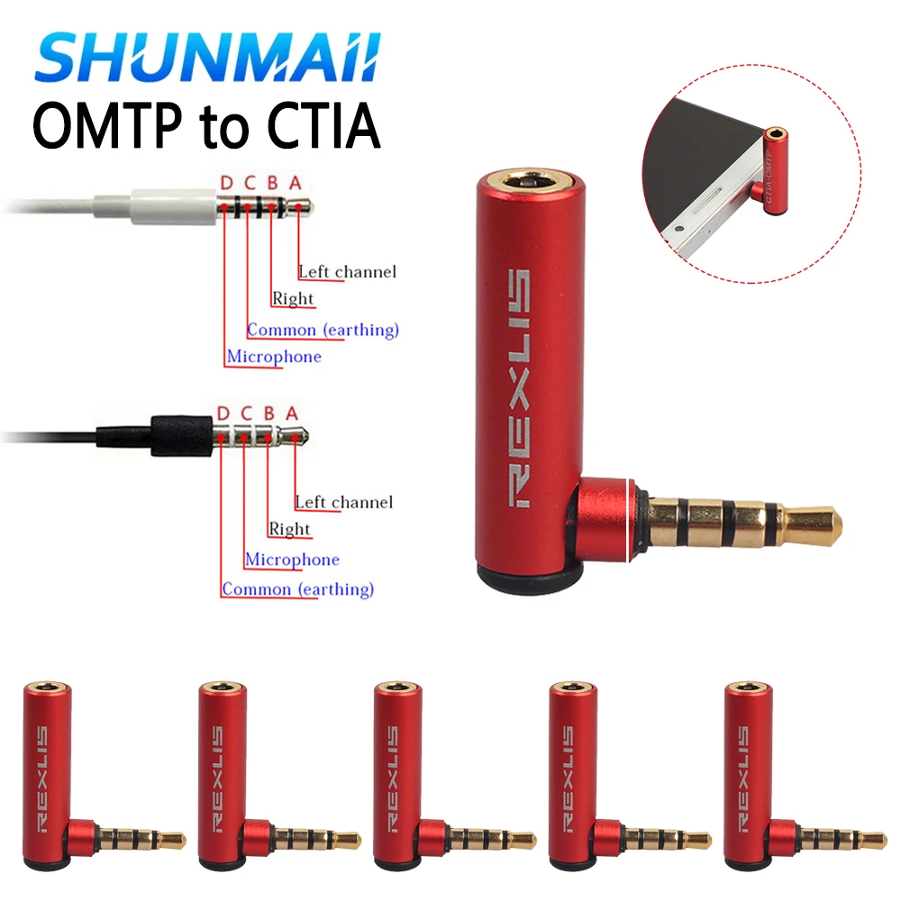 Universal-3-5mm-Earphone-Audio-Jack-Converter-90-Degree-OMTP-To-CTIA ...
