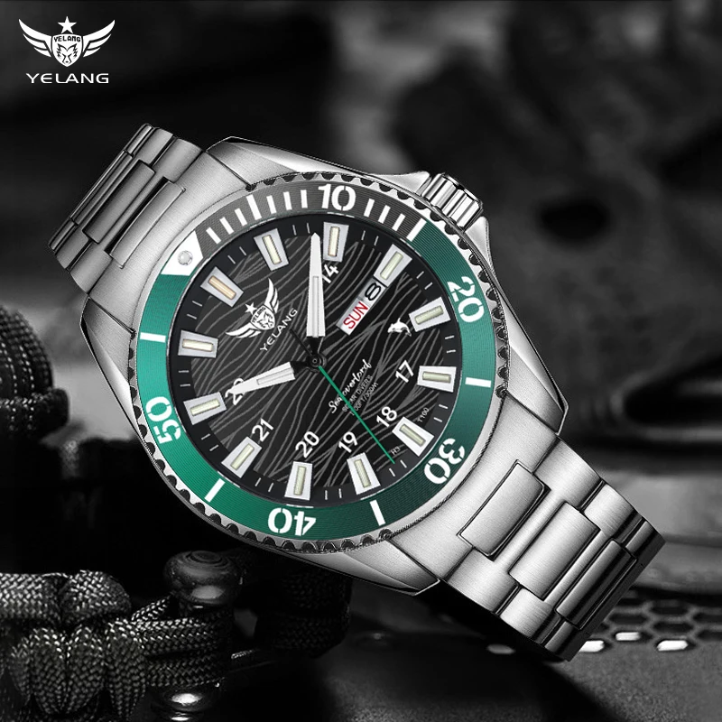 Yelang-V1213S-Diving-Solar-Watch-Solar-Luminous-Japan-VS43-Movement ...