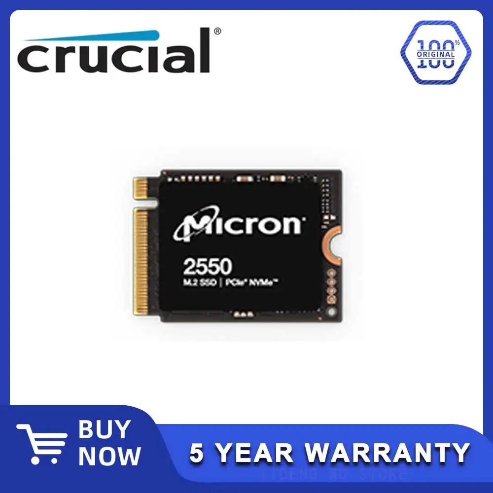 Crucial 2550 Ssd Micron 2550 M.2 2230 Solid State Drive Internal Pcie ...
