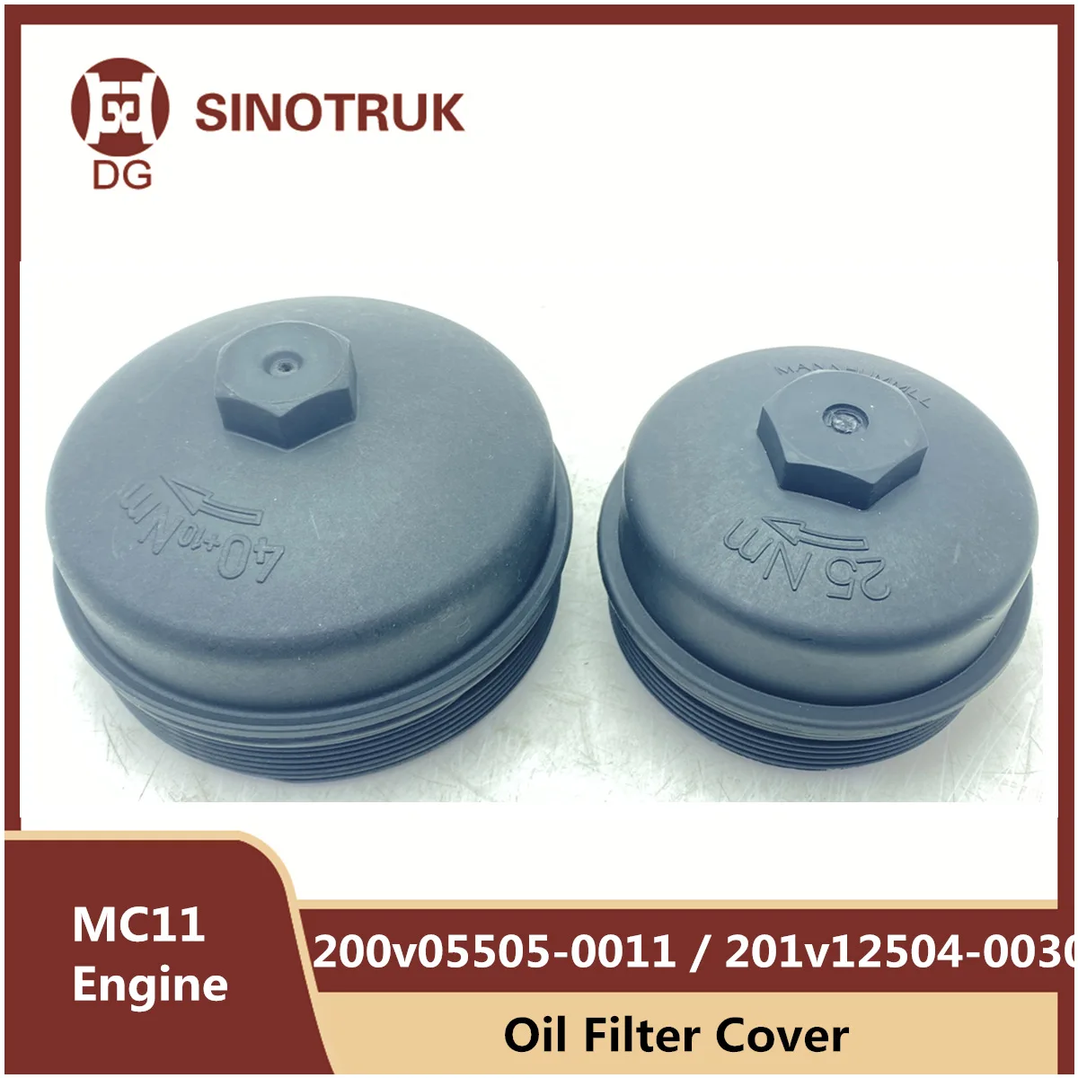 Oil-Filter-Cover-With-Sealing-Ring-For-Sinotruk-MC-Series-MC11-Engine ...