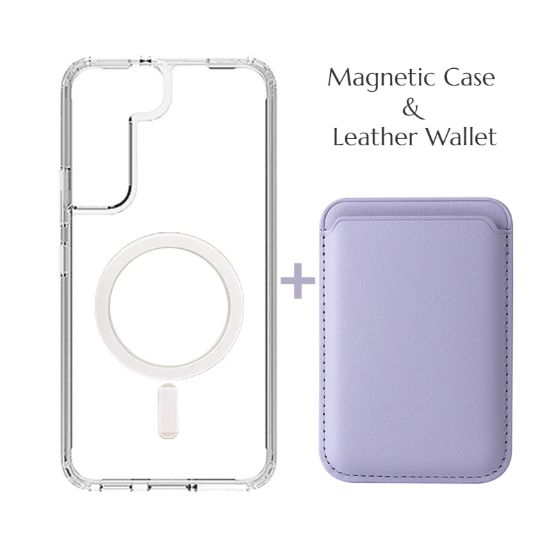 Funda y cartera Magsafe para Samsung Galaxy S22, S21, S20 FE, Note 20 ...