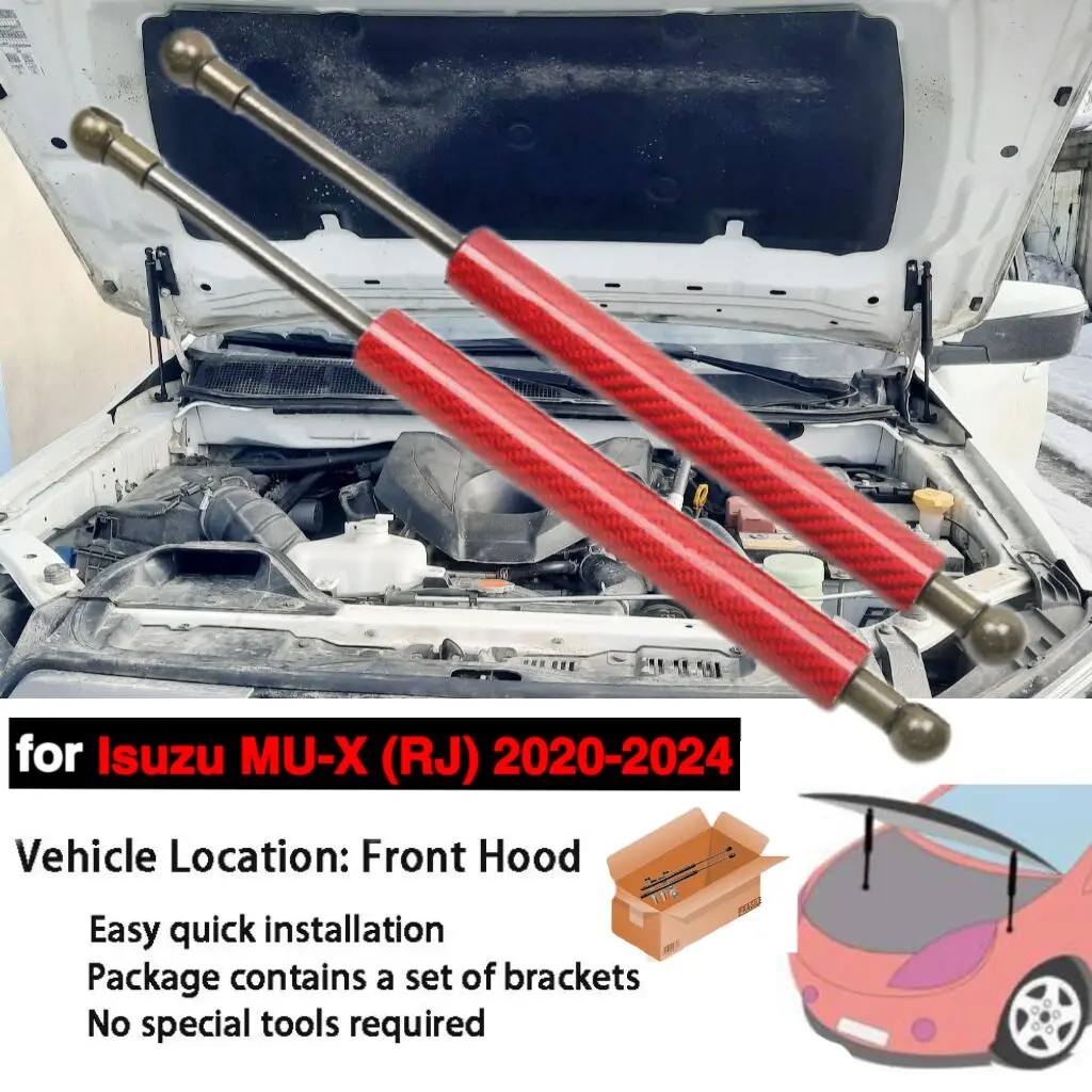 Dampers for Isuzu MUX MU-X RJ 2020-2024 SUV Front Bonnet Hood Modify ...