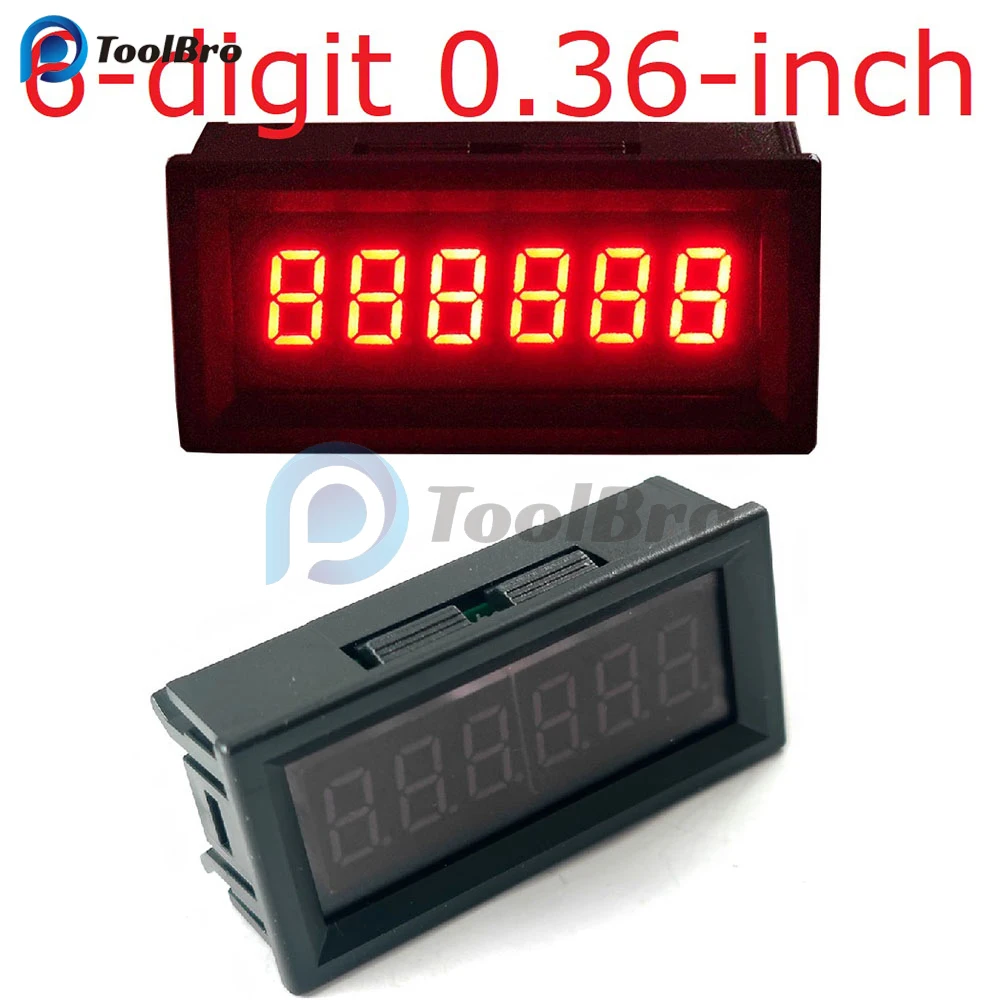 7 Segment Display DYKB RS485 Serial Port Meter LED Digital Tube Display ...