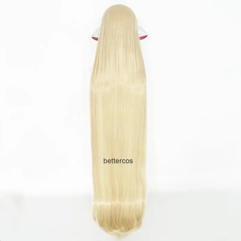 51 inches 130cm Long Milk Golden Chobits Chii Blonde Cosplay Wigs With ...