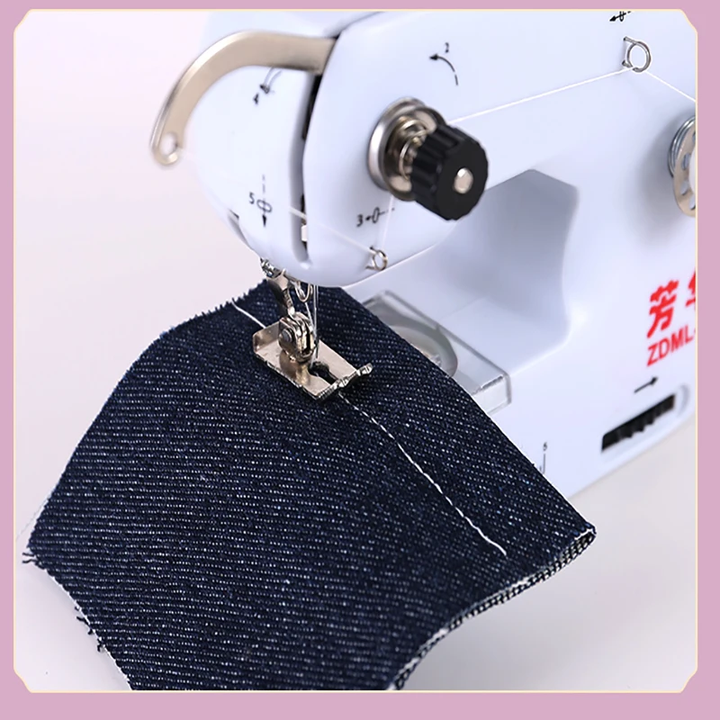 Sewing Machine Home Mini Handheld Portable Electric Double Thread ...
